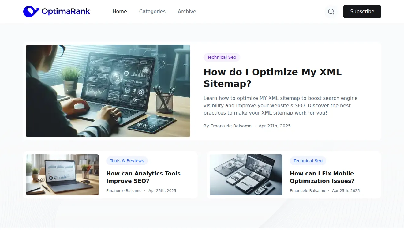OptimaRank | Data-Drive Solutions, Link Building and more